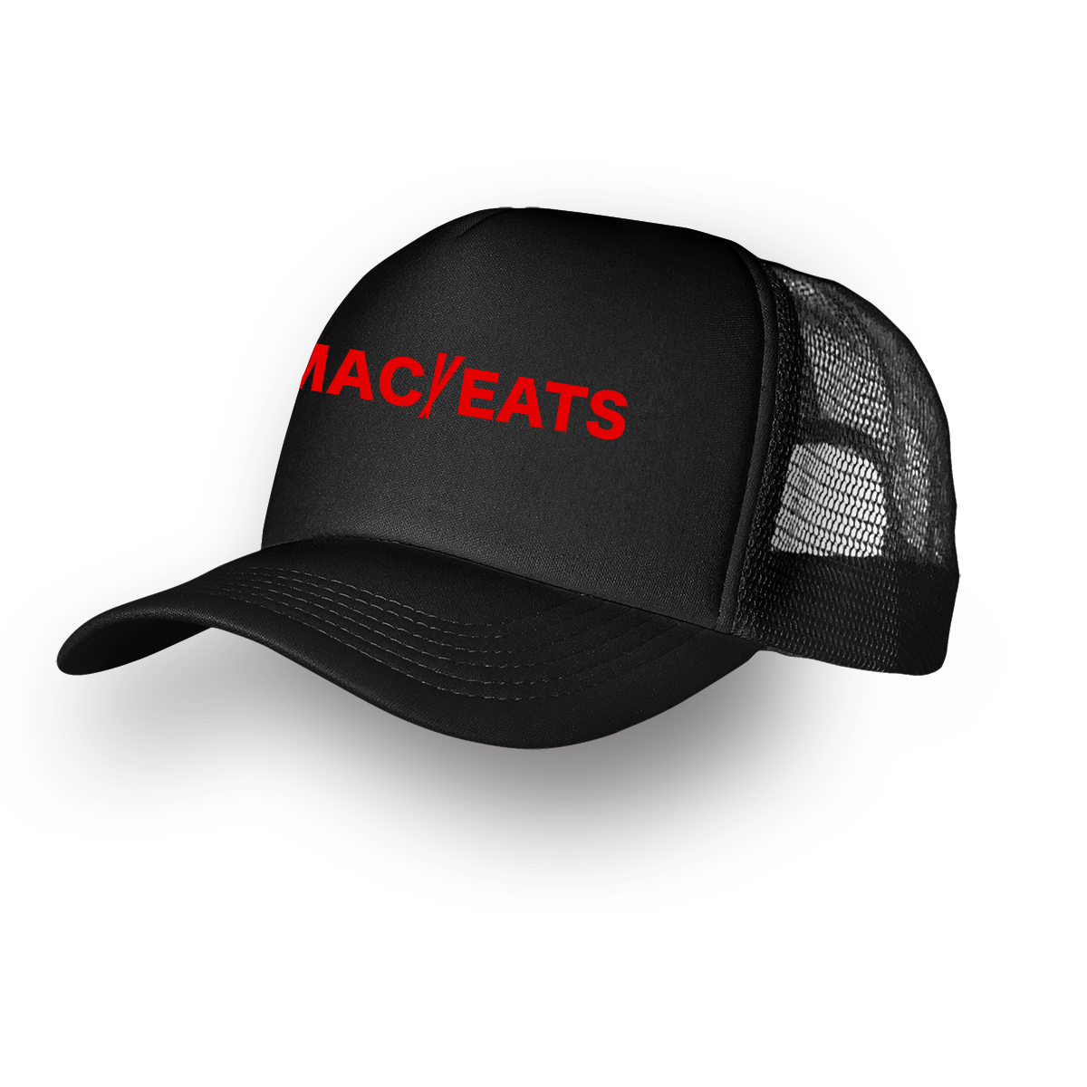 MAC EATS FOAM TRUCKER HAT - BLACK/RED – China Mac Online